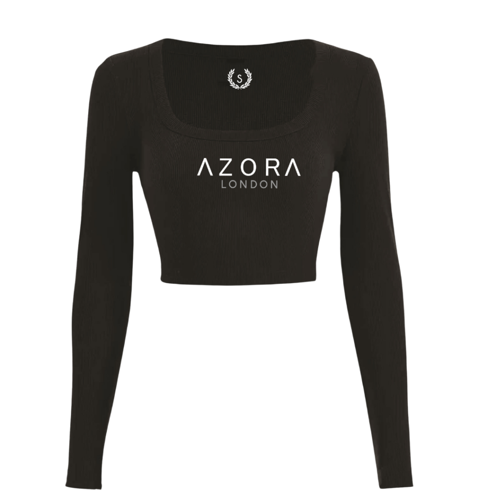 LONG SLEEVE CROPPED TOP – AZORA